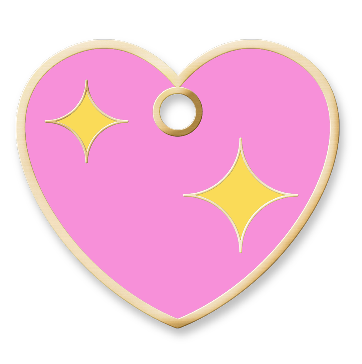 Pink Heart Tag | TRILL PAWS - Pet tag