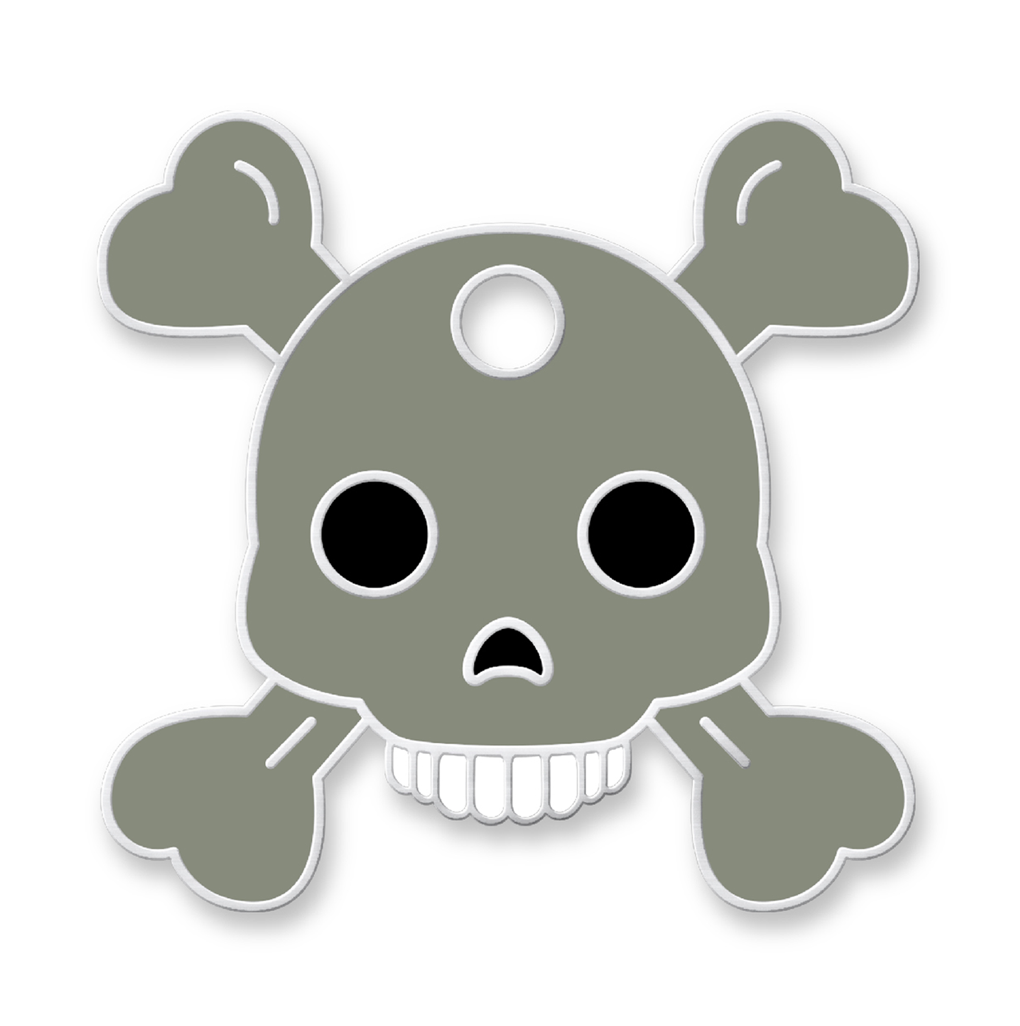 Skull & Bones Tag | TRILL PAWS - Pet tag